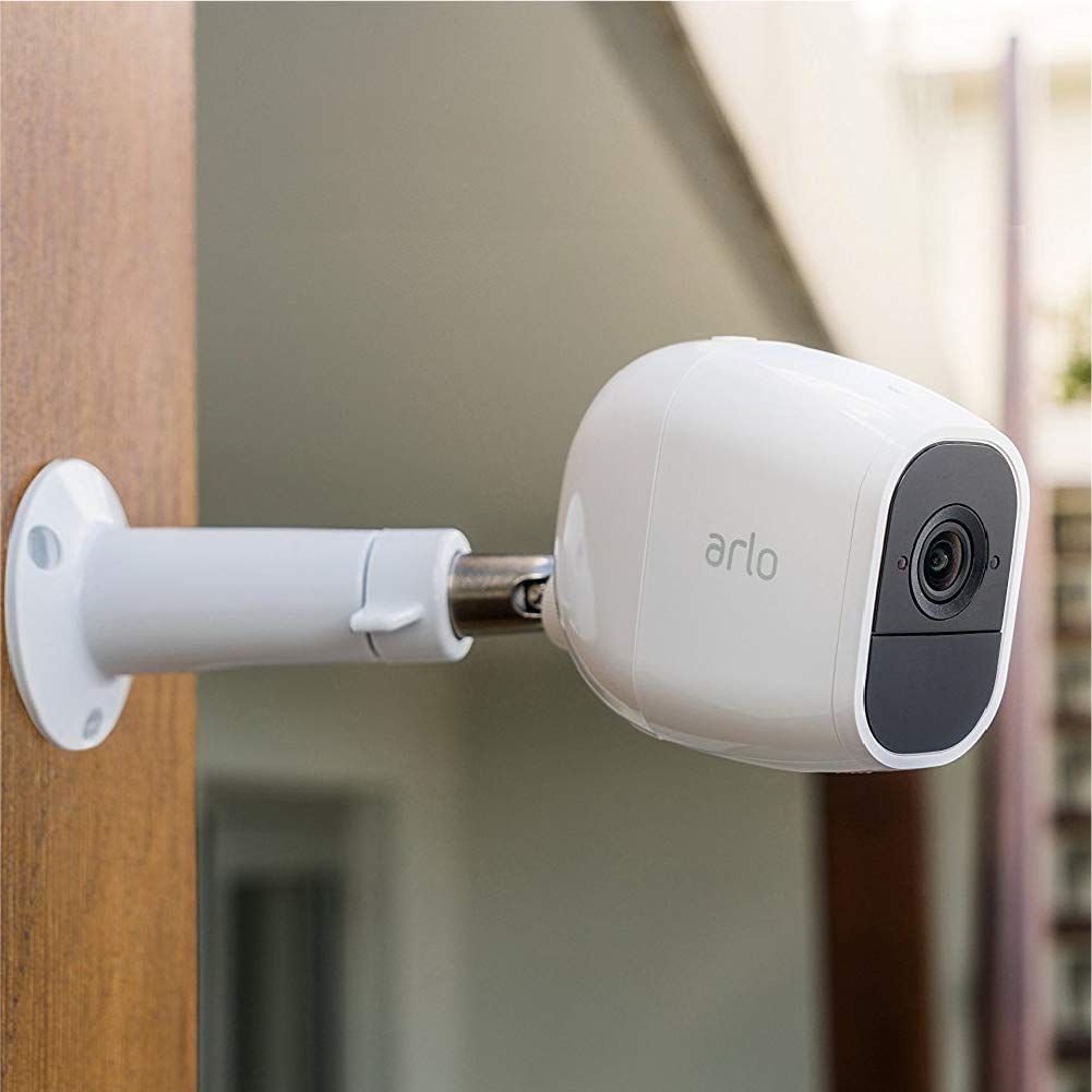 Arlo VMS4230P-100NAS Pro 2 - Wireless Home Security Camera System with Siren, Rechargeable, Night Vision, Indoor/Outdoor, 1080p, 2-Way Audio, Wall Mount, Cloud Storage Included, 2 Camera Kit