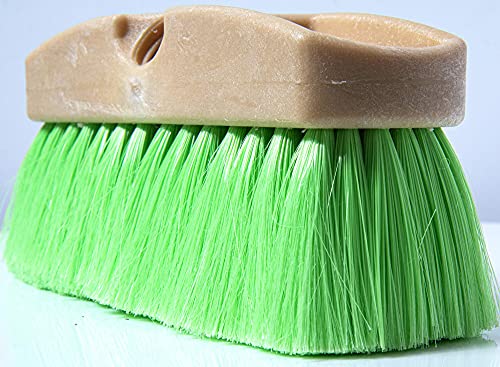 GUTTER MASTER Guttermaster GM-214NP-8 Green 8 Inch Oblong Very Soft Flow Through Brush for Vehicles and Boats
