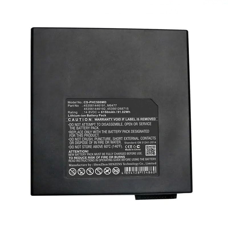 6150mAh Battery for Philips Echographe CX50, Ultrasound CX30, Ultrasound CX50
