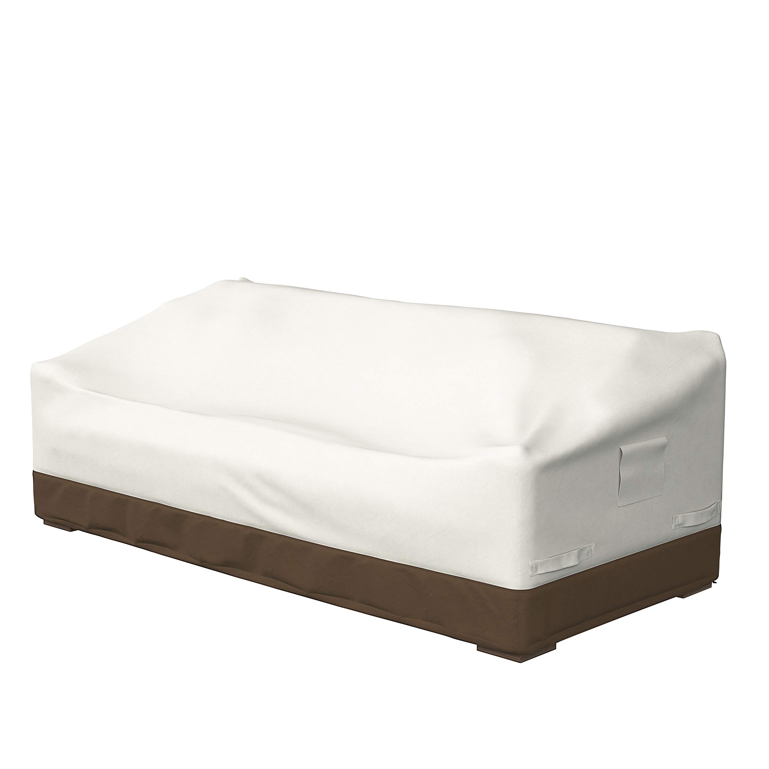 Amazon Basics Griffen 3-Seater Sofa Outdoor Patio Furniture Cover & Coffee Table Patio Cover