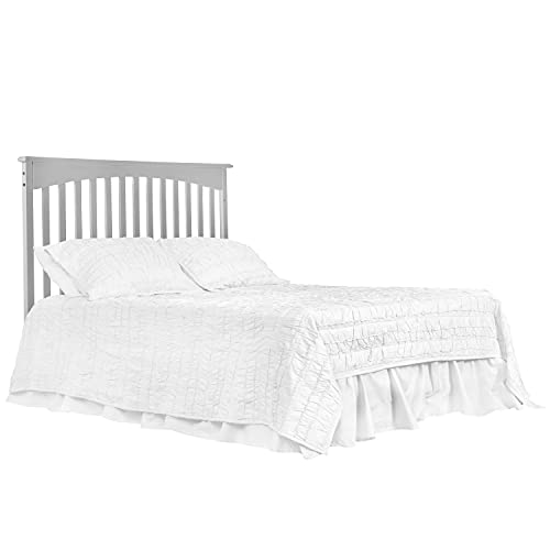 Dream On Me Chloe 5 in 1 Convertible Crib with Changer, Storm Grey