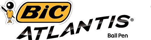 BIC America Atlantis Easy Glide Retractable Ballpoint Pens VCGRP21-BLK