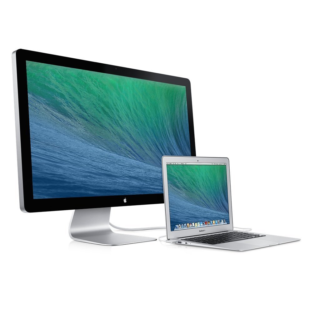 Apple 27in LED Cinema Display (MC007LL/A ), 2560x1440, USB 2.0 (Renewed)