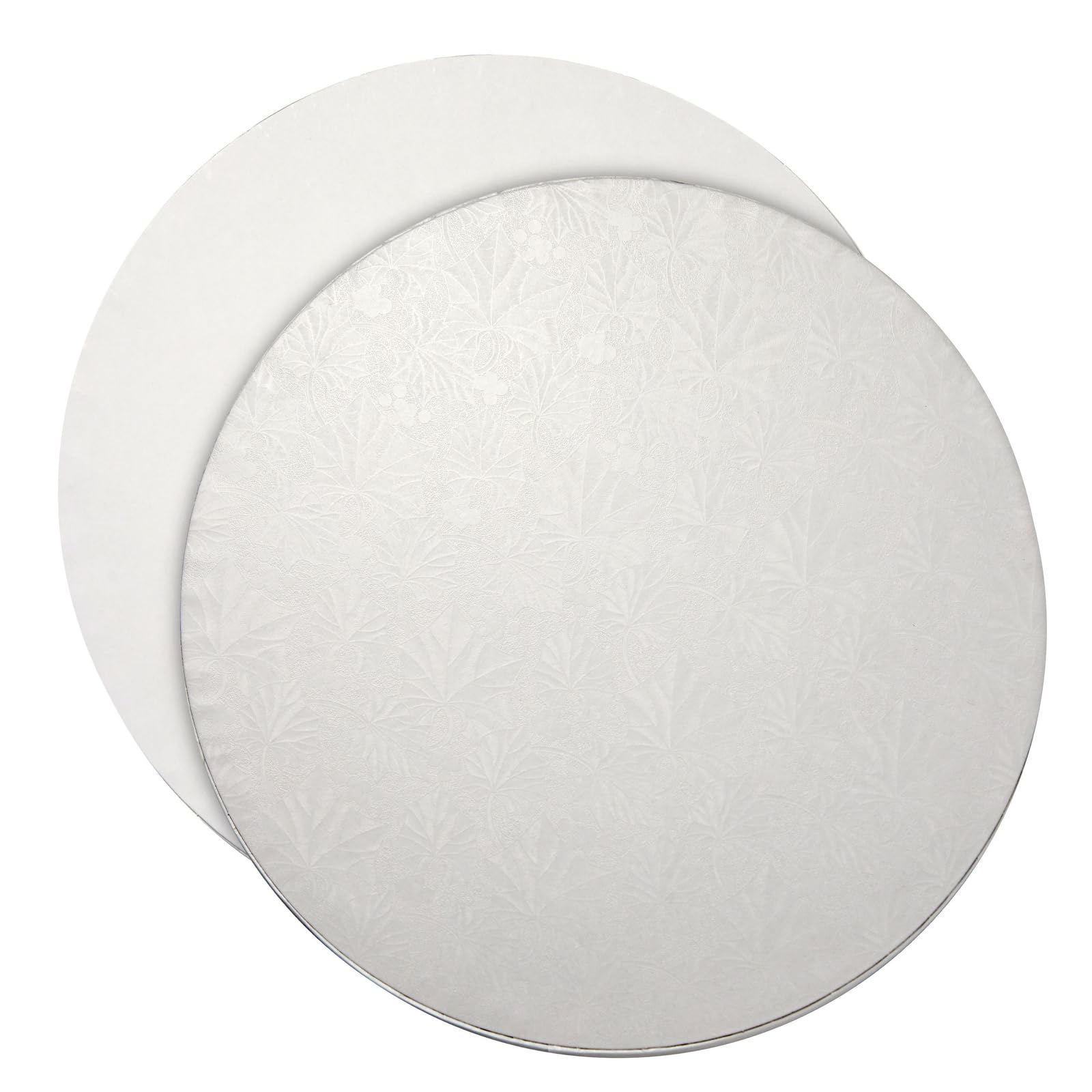 3 Pack 12-Inch Round Cake Drum Board Set, Round Boards for Baking Supplies, Desserts (0.5 Inches Thick)