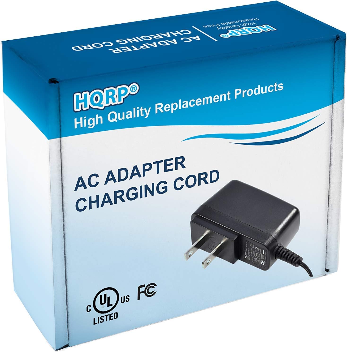 HQRP 5V AC Adapter Works with Phonak Compilot, Compilot II, Compilot Air II, Remote Mic, Base Station, TV Link II Power Supply Cord Charger + HQRP Euro Plug Adapter