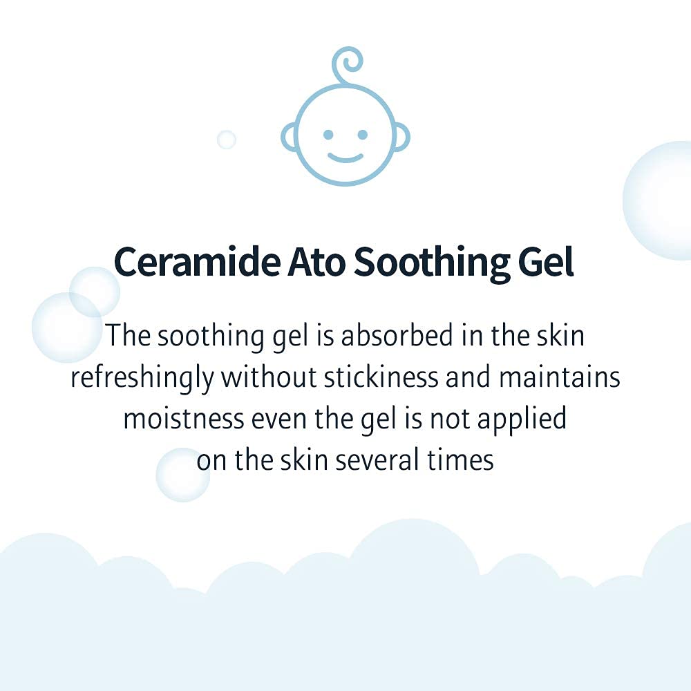Illiyoon Ceramide Ato Soothing Gel 175ml(5.91oz) | High Moisturizing Cooling Gel Lotion for Tired and Dry Skin