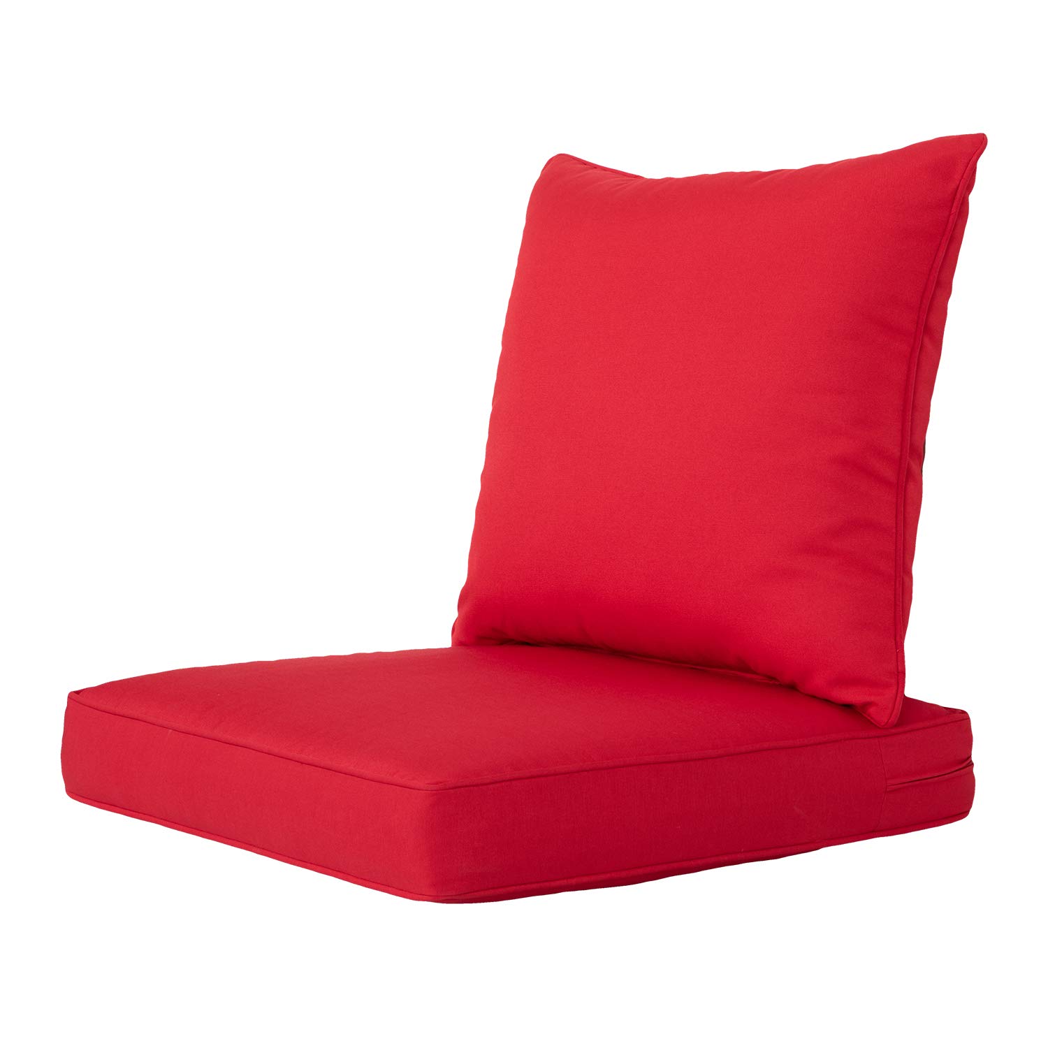 ARTPLAN Indoor/Outdoor All Weather Chair Cushions Set Deep Seat Back Pillows Outdoor Cushions for Patio Furniture