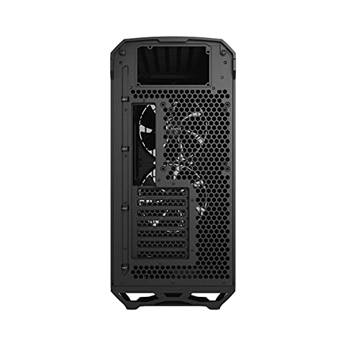 Fractal Design Torrent Black - Solid Side Panel - Open Grille for Maximum air Intake - Two 180mm PWM and Three 140mm Fans Included - Type C - ATX Airflow Mid Tower PC Gaming Case