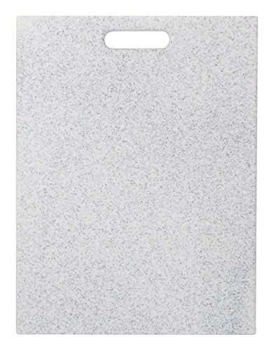 EcoSmart PolyCoco Cutting Board, Light Gray, 12" by 16", Recycled Plastic and Coconut Shell, Made in the USA by Architec