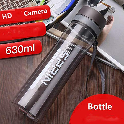 Hidden Spy Camera, Full HD Water Bottle Portable Camera, Video Recorder Support Motion Detection for Home, Office-No WiFi Needed (Blue)