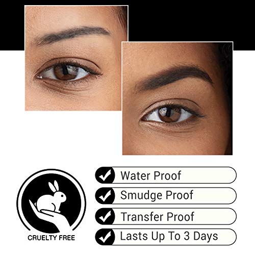 BELLA BROW By Dream Look, Microblading Eyebrow Pen with Precision Applicator (Double Pack - Brown) โ As Seen On TV, Natural Looking, Smudge Proof, Waterproof, Long Lasting