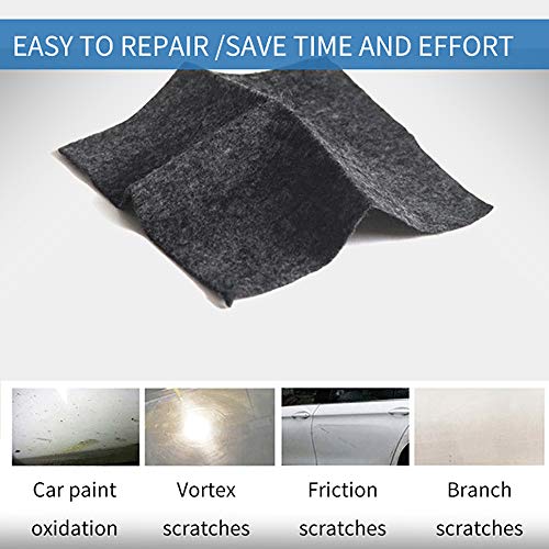 Dualshine Car Scratch Remover Cloth, Nano Sparkle Cloth Magic Scratch Removal for Car- 1 Pack with Accessories, Car Paint Scratch Repair Kit and Light Scratches Remover Scuffs on Surface