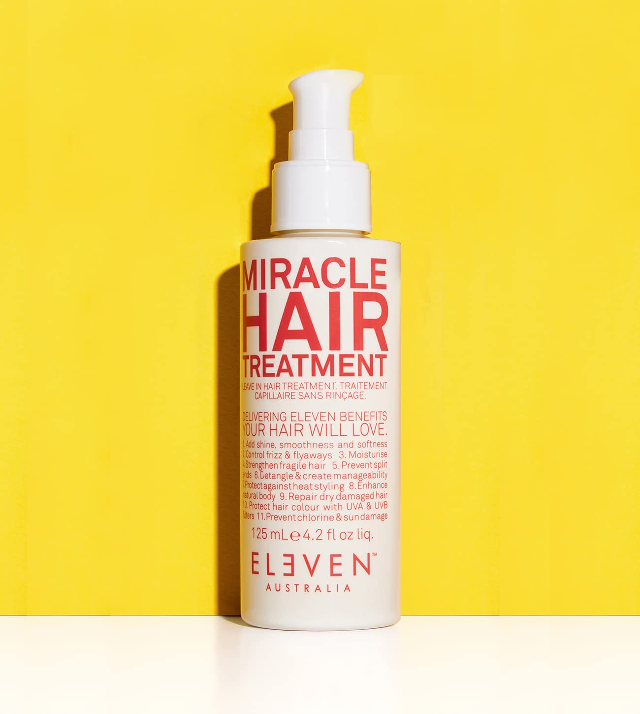 ELEVEN AUSTRALIA Miracle Hair Treatment Protect & Repair Hair Before Styling - 4.2 Fl Oz