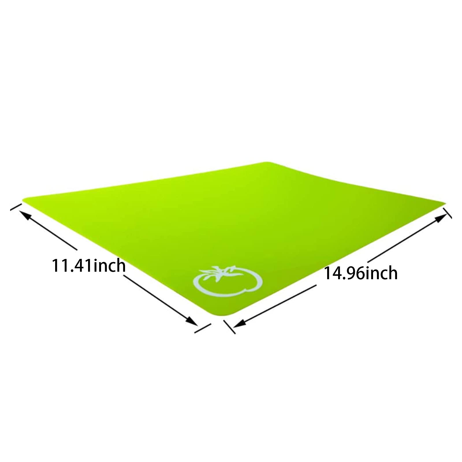 4 Pcs Cutting Boards,Cutting Board Mats Set, Lightweight Toughness Cutting Board Set, Use for Cutting Vegetables, Fruits and Meat, Christmas Gifts