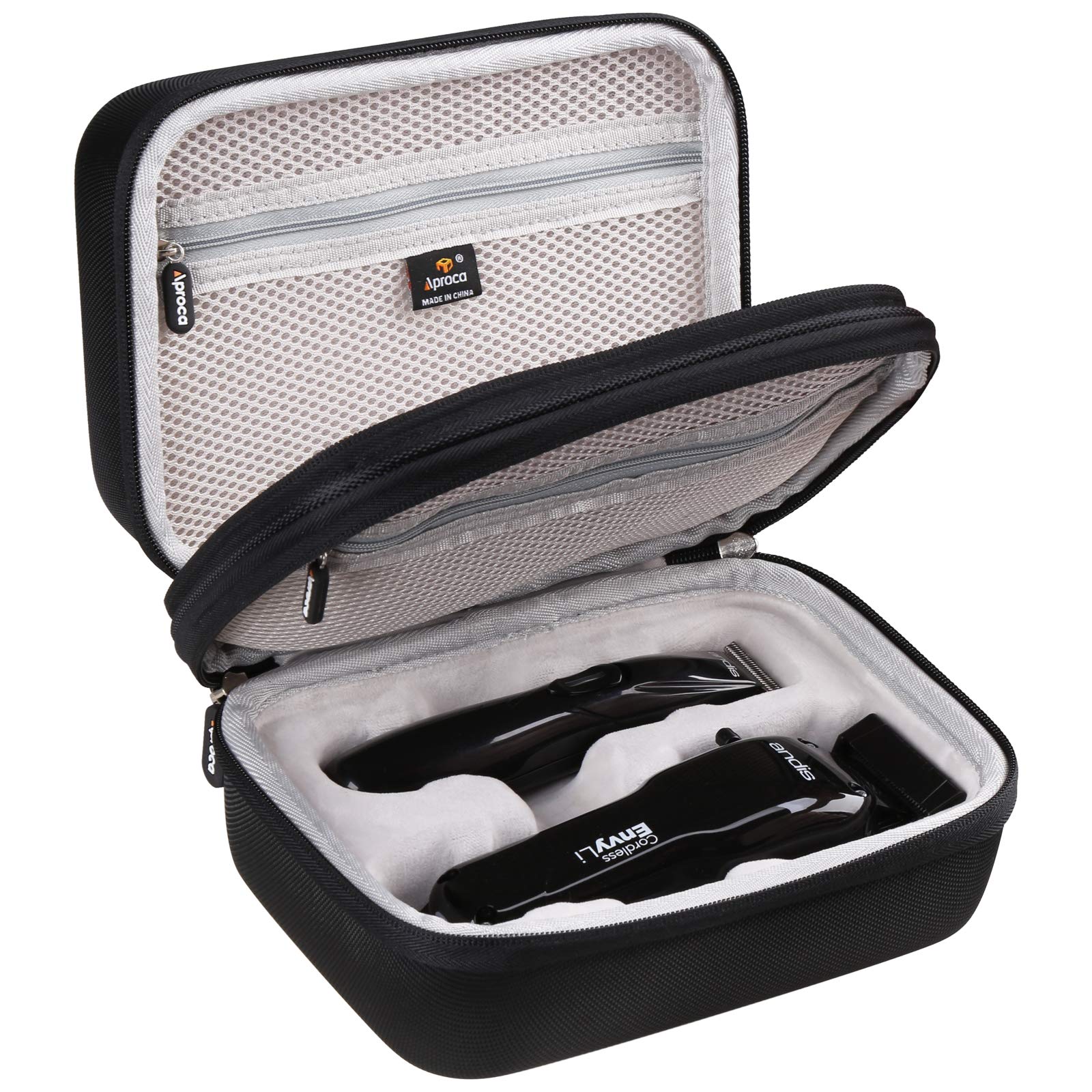 Aproca Hard Storage Travel Storage Case for Andis Professional Cordless Fade Combo Envy Li Clipper & Slimline Li Trimmer 75020