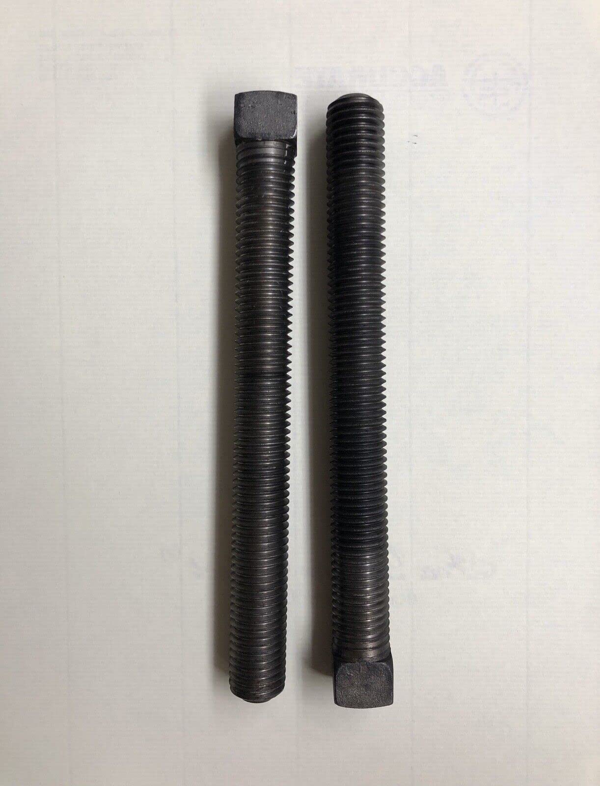 3/4 X 7 Square Head Set Screw Bolt Cup Point 3/4-10 (2 Pcs)