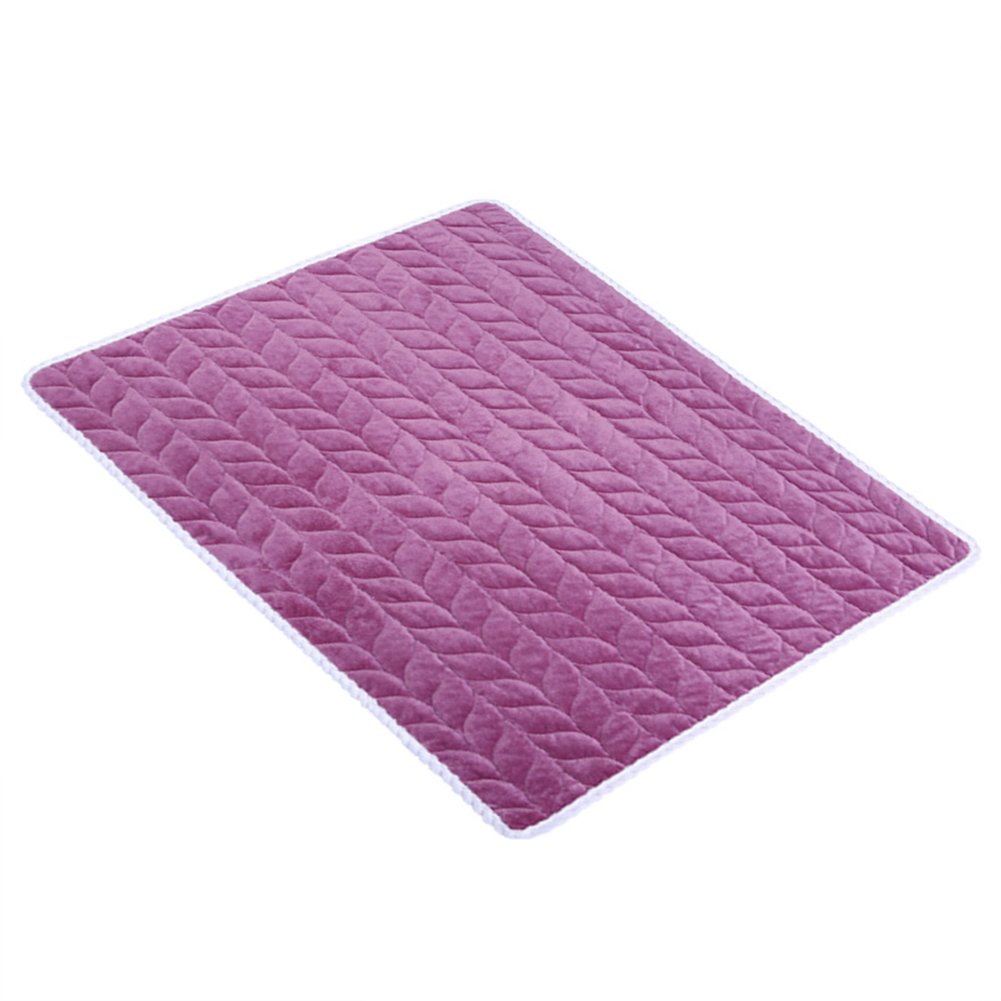 Liveinu Plush Fleece Incontinence Underpads Waterproof Reusable Incontinence Bed Pad Washable Incontinence Underpads 8 Cups Absorbency Mattress Protector for Adults, Kids and Pets Pink 35"x47"