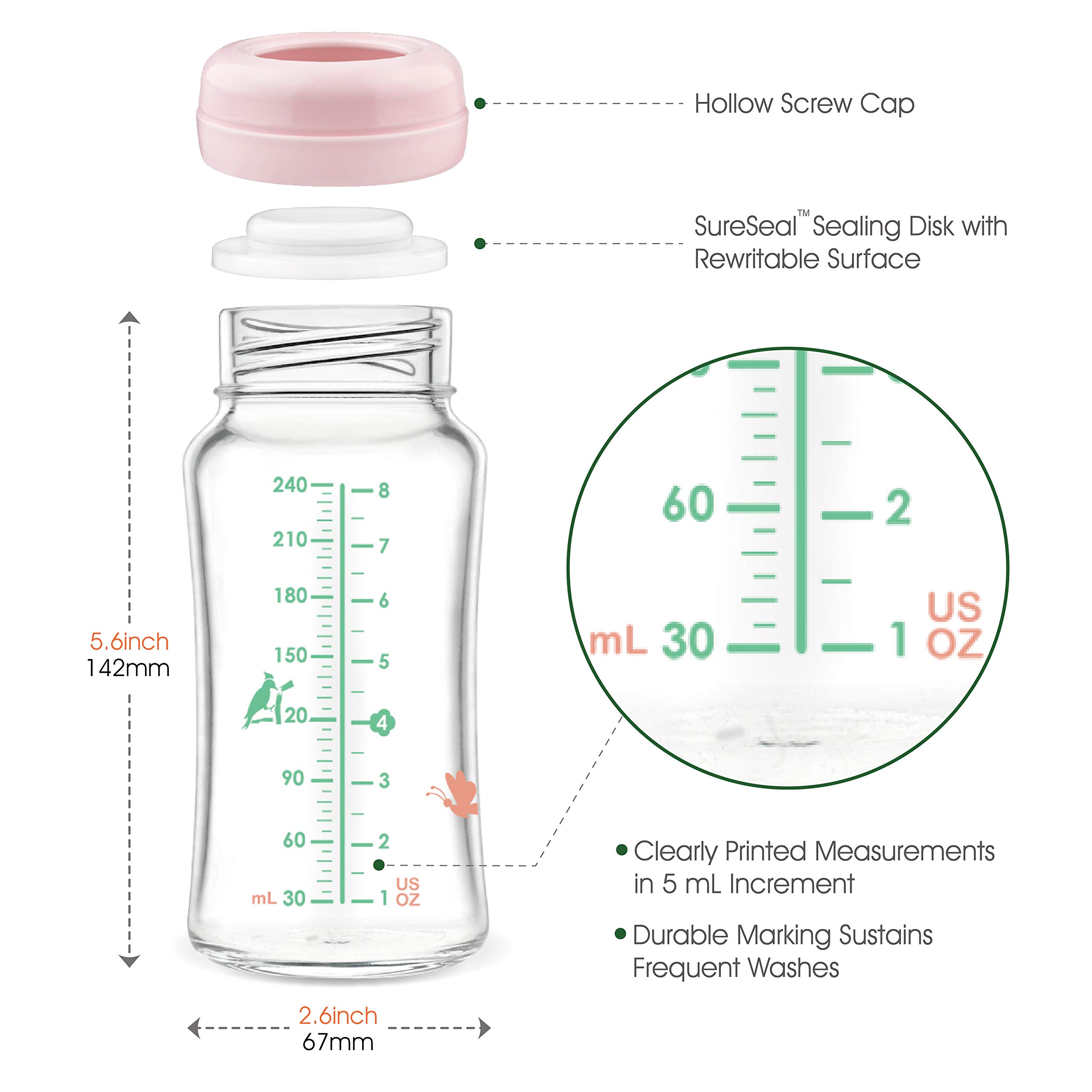 Maymom Glass Bottle