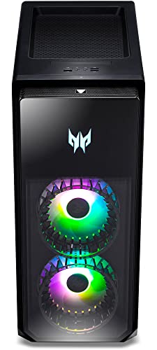 acer Predator Orion 5000 Gaming & Entertainment Desktop PC (Intel i7-12700F 12-Core, 32GB DDR5 4400MHz RAM, 2x4TB PCIe SSD RAID 0 (8TB), GeForce RTX 3080, WiFi, Bluetooth, Backlit KB, Win 11 Pro)
