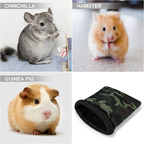 POPETPOP Hamster Sleeping Bag Small Animal Warm Sleep Sack Soft Comfortable Small Pet Nest Pet Sleeping Mat for Rabbits Guinea Pig Hedgehog Rat Chinchillas (Random Color)