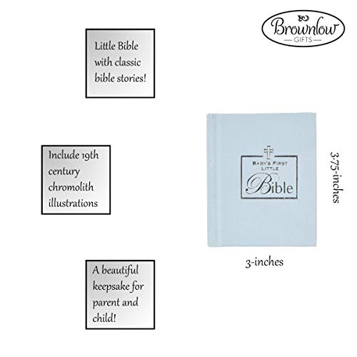 Brownlow Gifts Baby Boy First Bible, Blue