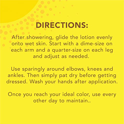 Jergens Natural Glow In-shower Lotion, for Fair to Medium Skin Tone, Wet Skin, Sunless Tanner Locks in Hydration for Gradual, Flawless Color, 7.5 Ounce