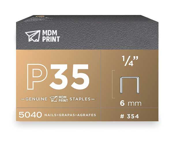 3/8" x 1/4" P35 Flat Crown Staples, 5040 pk.