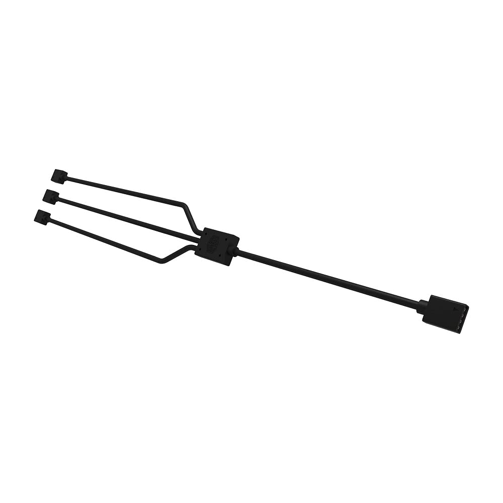 Cooler Master R4-ACCY-RGBS-R2 1-to-3 RGB Splitter Cable for LED Strips, RGB Fans, 5pcs 4-Pin Header Computer Cases, CPU Coolers and Radiators RGB Fans
