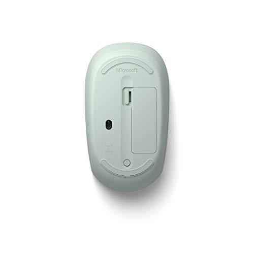 Microsoft Bluetooth Mouse - Mint. Comfortable design, Right/Left Hand Use, 4-Way Scroll Wheel, Wireless Bluetooth Mouse for PC/Laptop/Desktop, works with for Mac/Windows Computers