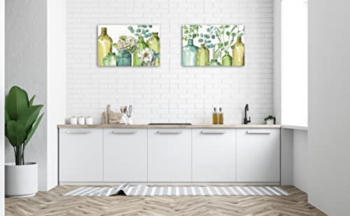 Artmaple Paint by Number for Adults Beginner Kids, Ideal Gift Choice for Birthday,Anniversary or Any Festival. DIY Acrylic for Decor Canvas Roll (16x24, Plants in Glass Bottles)
