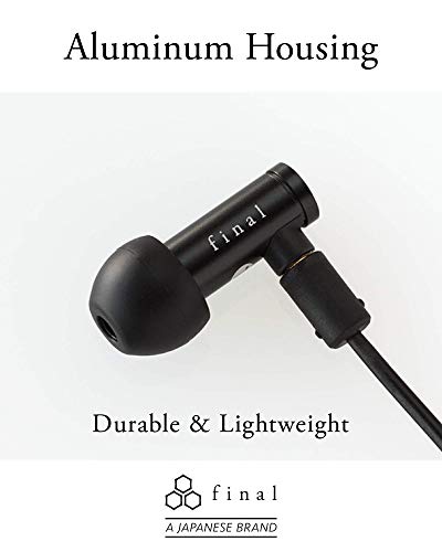 Final E4000 High Resolution Sound Isolating In-Ear Headphones Earphones