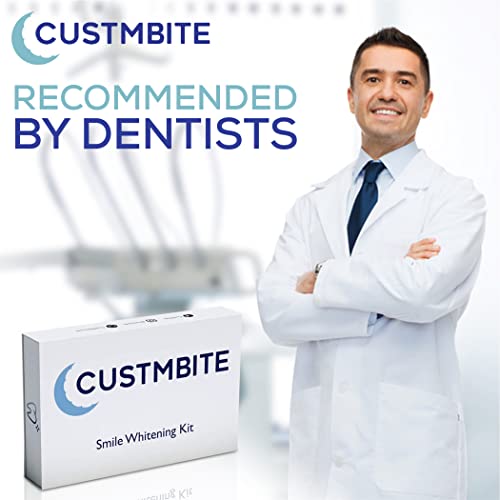 CustMbite Premium Teeth Whitening Gel Applicator, 44% Carbamide Peroxide, (3) 3ml Applicators