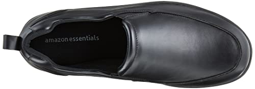 Amazon Essentials Men's Service Shoe, Black, 9.5