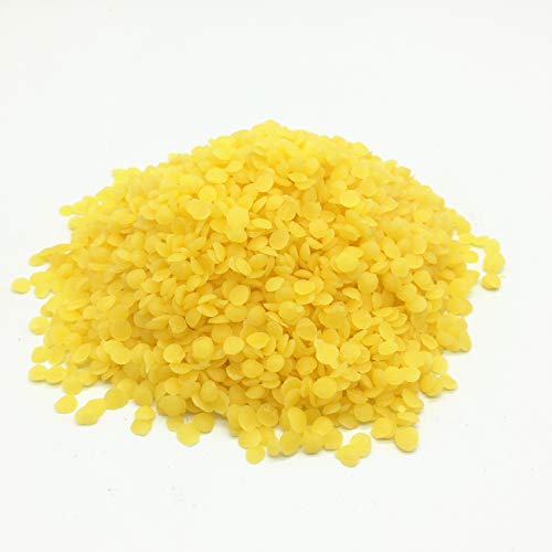 Beesworks Beeswax Pellets, Yellow, 1lb-Cosmetic Grade-Triple Filtered Beeswax (1)