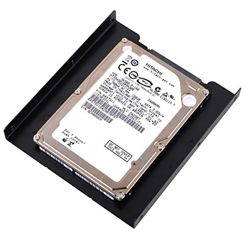 UCEC SSD Mounting Bracket kit 2.5 to 3.5 Hard Drive Adapter (SATA Data Cables and Power Cables Included) (2 x Bracket Conversion Frame)