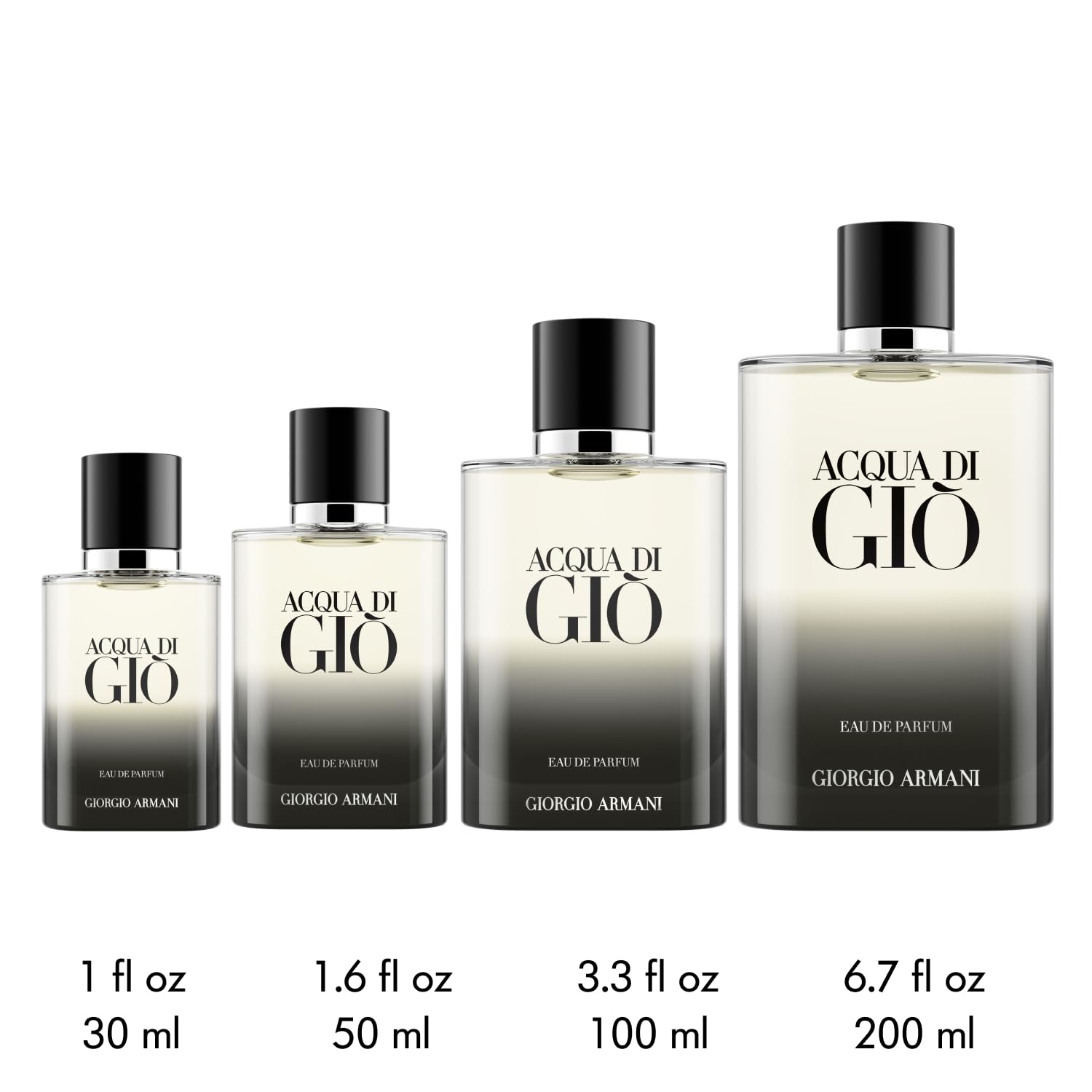 Armani Beauty - Acqua di Giò - Eau de Parfum - Cologne for Men - Fresh & Powerful Men’s Fragrance - Mandarin, Lavender, Patchouli Notes - 6.7 Fl Oz