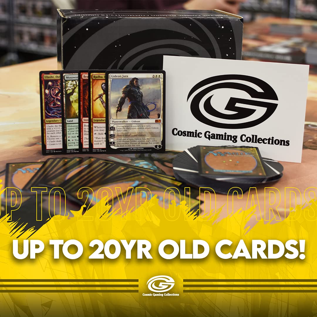 Cosmic Gaming Collections MTG Land Rares Booster Pack - 15 Land Rare Magic Cards Set - Legends, Commanders - High-Value Cards Box to Power Up Your Deck - No Duplicates, No Commons