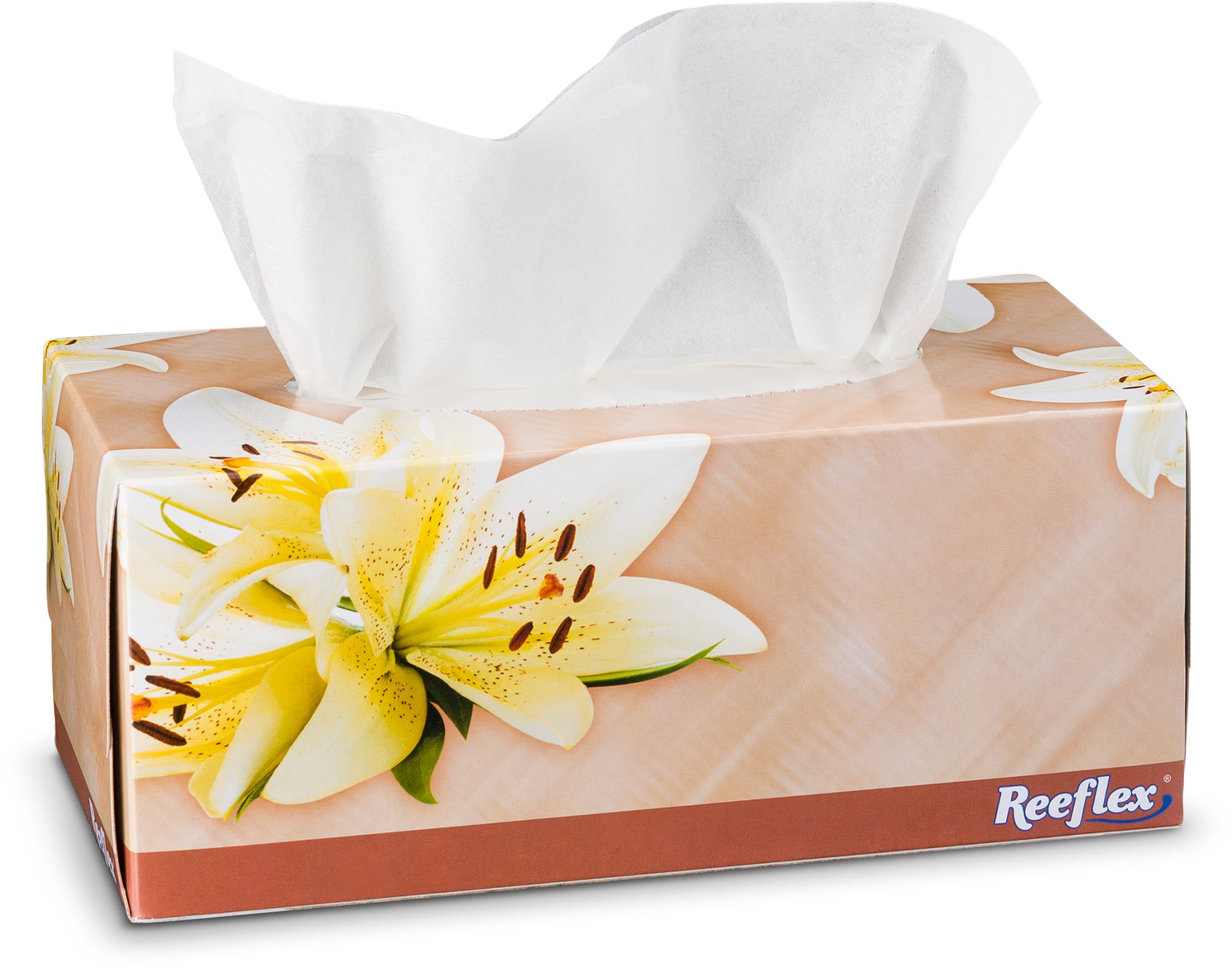 Reeflex Premium Facial Tissues 230 Sheets Per Box, 2-Ply Soft Touch, Gentle and Durable in A Stylish Box - 3 Total Boxes, 690 Sheets Family Pack