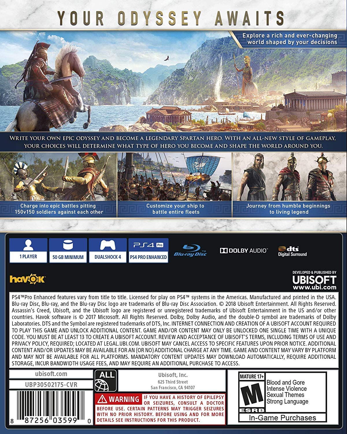 Assassin's Creed Odyssey - PlayStation 4 Standard Edition (Renewed)