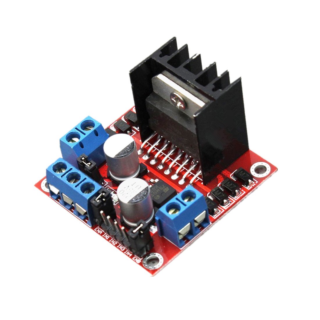 Ardest L298N Dual H-Bridge Motor Drive Controller for Arduino Smart Car Robot Power Stepper Motor Driver Module