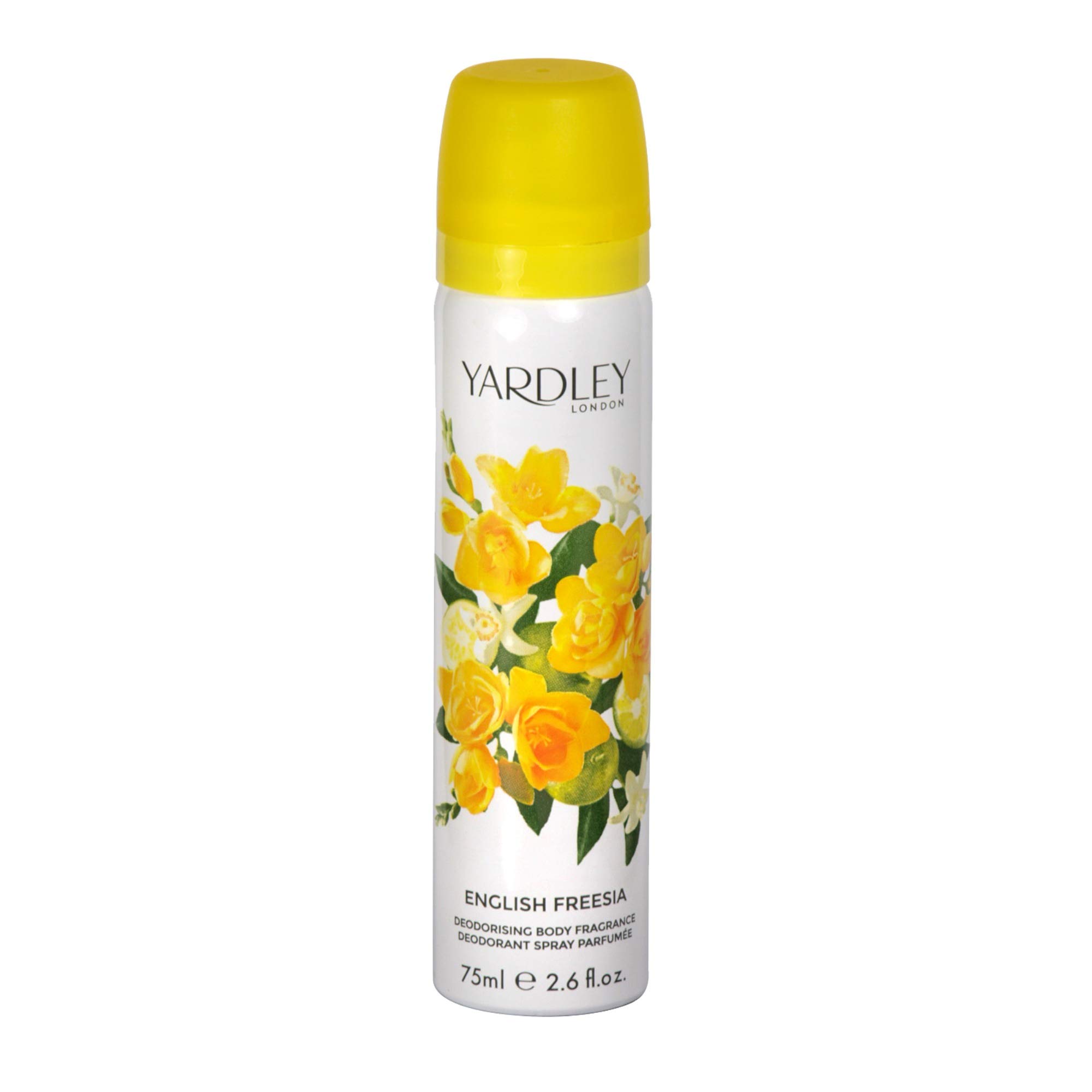 Yardley Of London English Freesia Deodorizing Body Fragrance Spray, 2.6 Oz