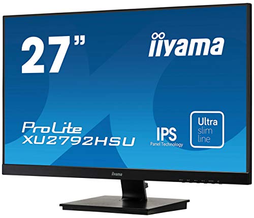 iiyama Prolite XU2792HSU-B1 LED Display 68.6 cm (27") 1920 x, W126103723 (Display 68.6 cm (27) 1920 x 1080 Pixels Full HD LCD Black Prolite XU2792HSU-B1, 68.6 cm (27), 1920 x 1080)