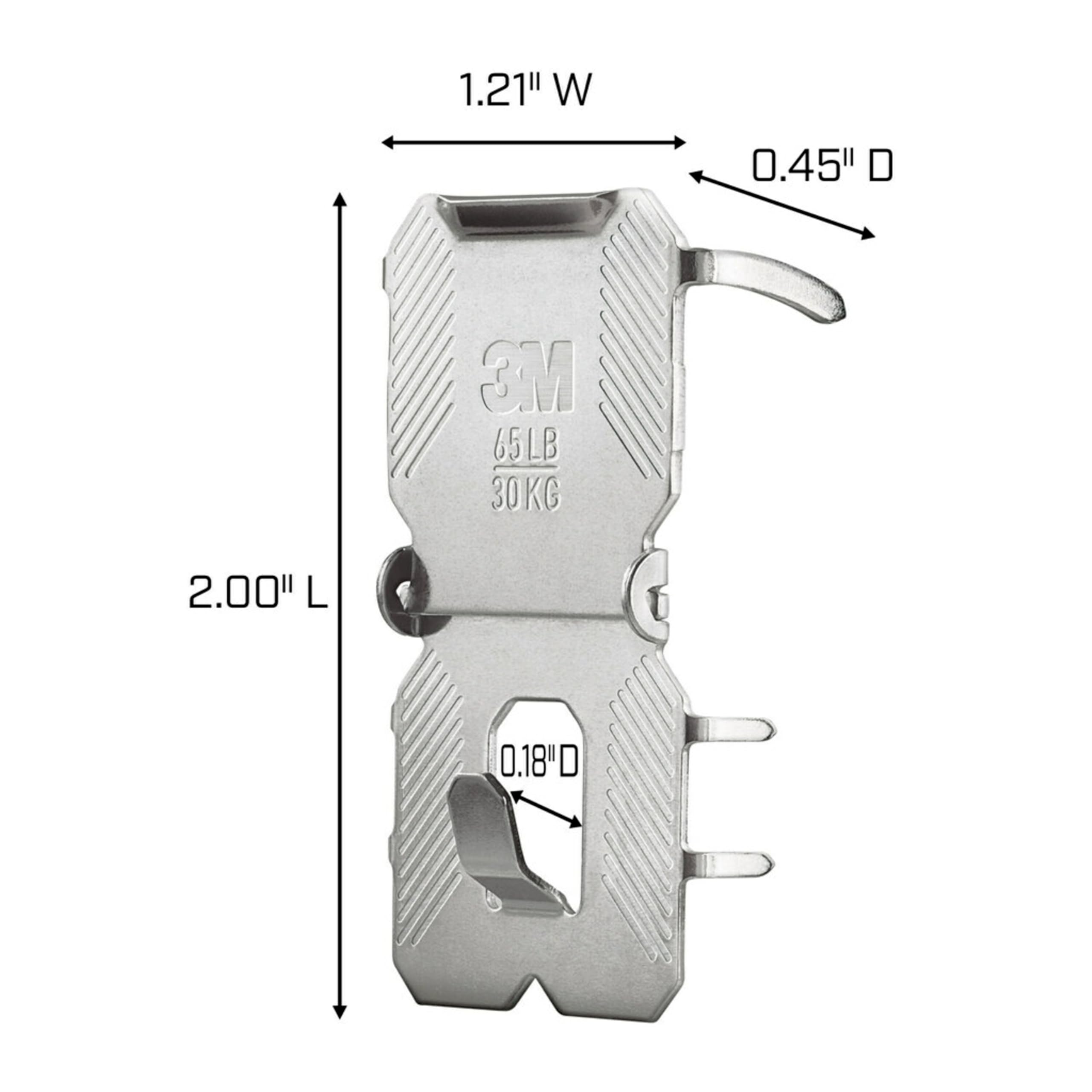 3M Claw Drywall Picture Hanger,Silver