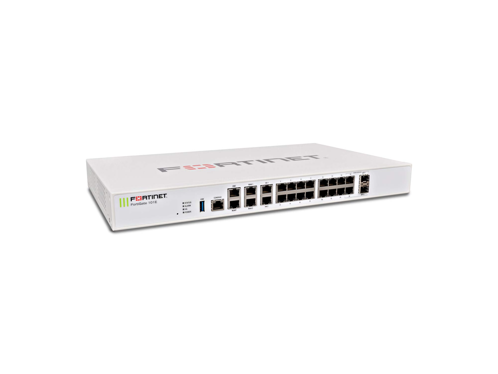 Fortinet FortiGate-101E Hardware plus 1 Year 24x7 FortiCare and FortiGuard Unified (UTM) Protection FG-101E-BDL-950-12