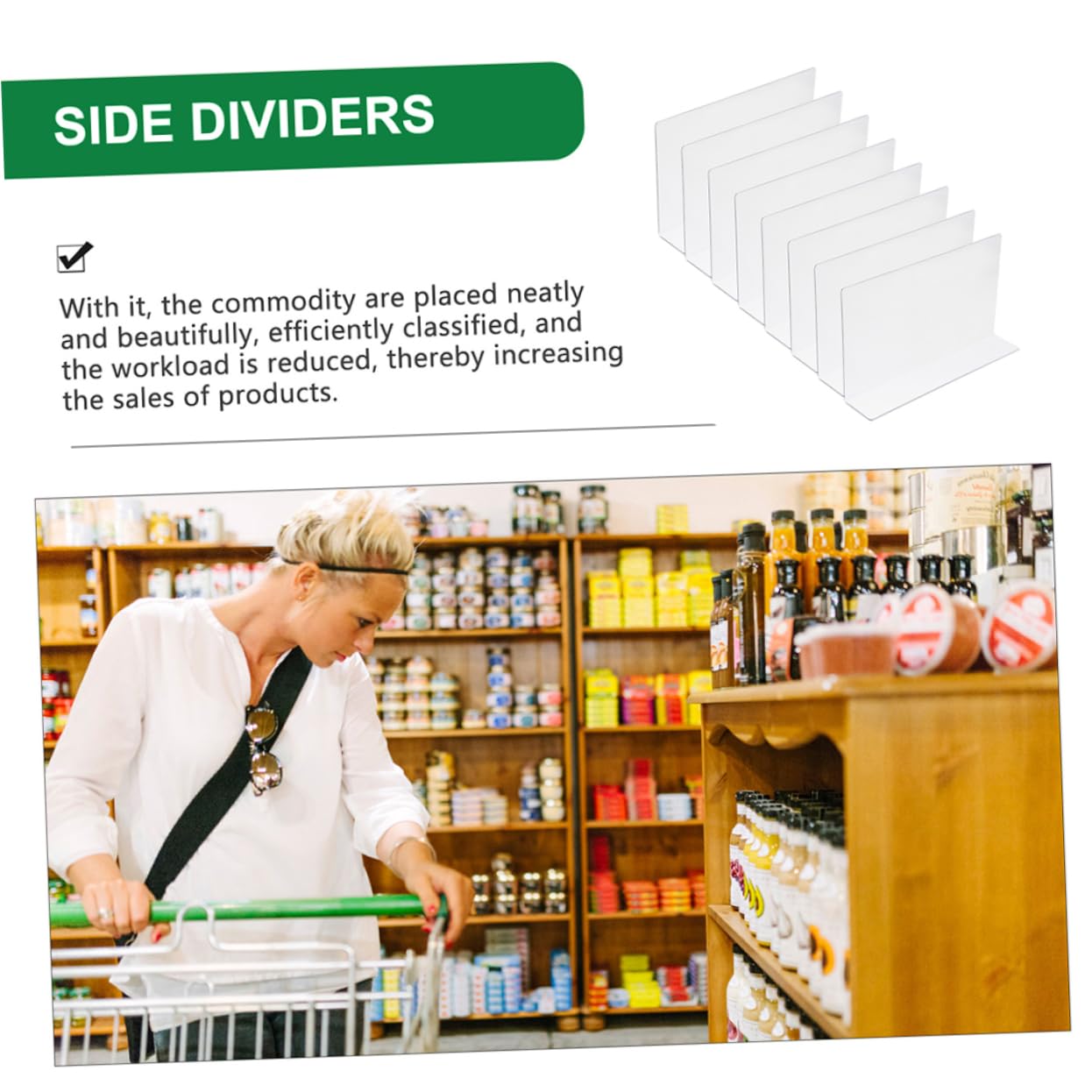 8 Pcs Shelf Dividers Closet Organizer Shelf Separators Neat Tidy Closets Shelves