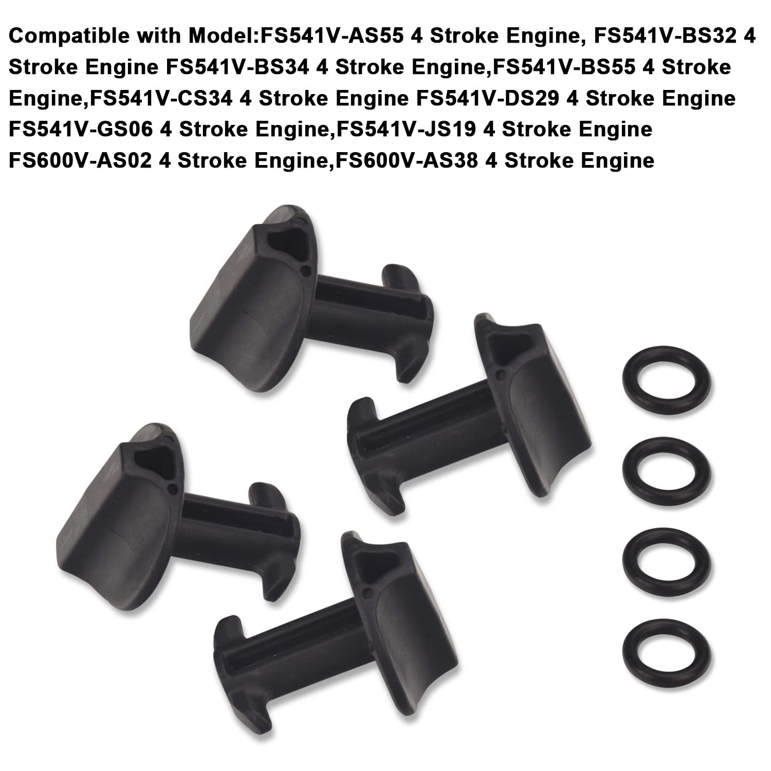 4 Pack 92210-1730 Air Cover Knob - by Ohoho - Compatible with Kawasaki 92210-1730 92210-7038 92055-7025 FS481V, FS541V, FS600V, FS691V, FS730V