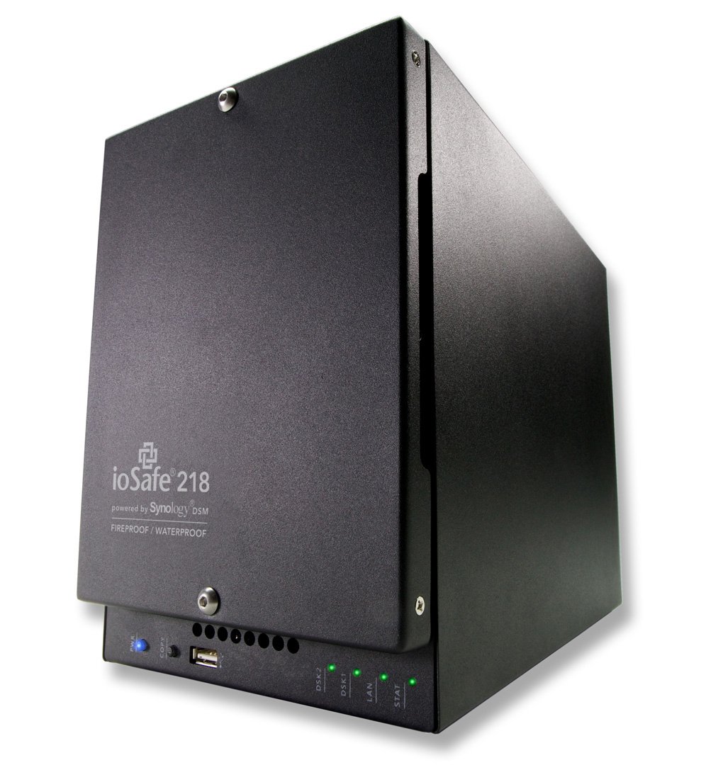ioSafe 218-4TB1YR 218 Fireproof and Waterproof 2-Bay NAS