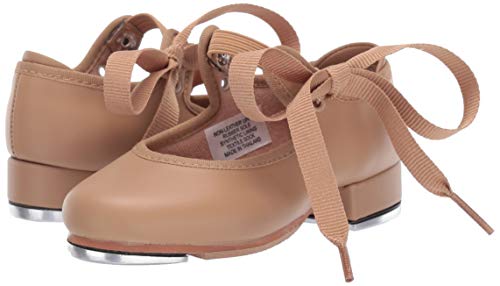 Bloch Girls Annie Tyette Dance Shoe, Brown Tan, 5 Toddler
