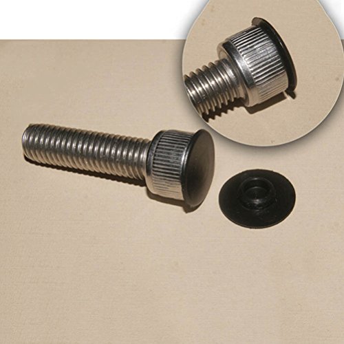 JiaUfmi Hex Socket Allen Bolt Screw Nut Black Hexagon Head Cover Cap Protector 100PCS M5