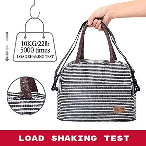 Lunch Bag Large Insulated Lunch Bags for Women Men Cooler Tote Bag Adult Lunch Box Organizer Holder Container with Removable Shoulder Strap